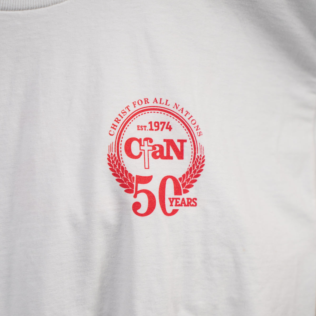 50th Anniversary T-Shirt | Christ for all Nations Store Online – Christ ...